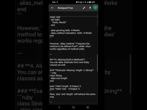 Ruby Method Aliases: alias vs alias_method Explained with Examples
