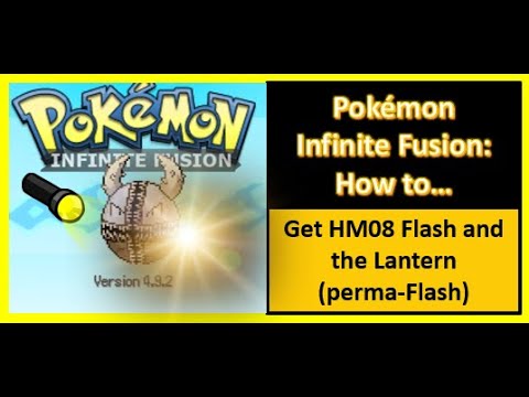 Pokémon Infinite Fusion - How to get HM08 Flash and Perma-Flash! Quest Rewards