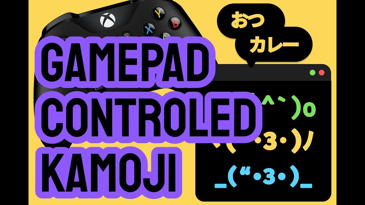 Youtube Avatar ( ･3･) 🎮 Controlled with Xbox controller 🎮 in python🐍