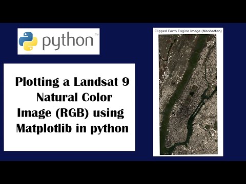 Plotting a Landsat 9 Natural Color Image (RGB) using Matplotlib in Python