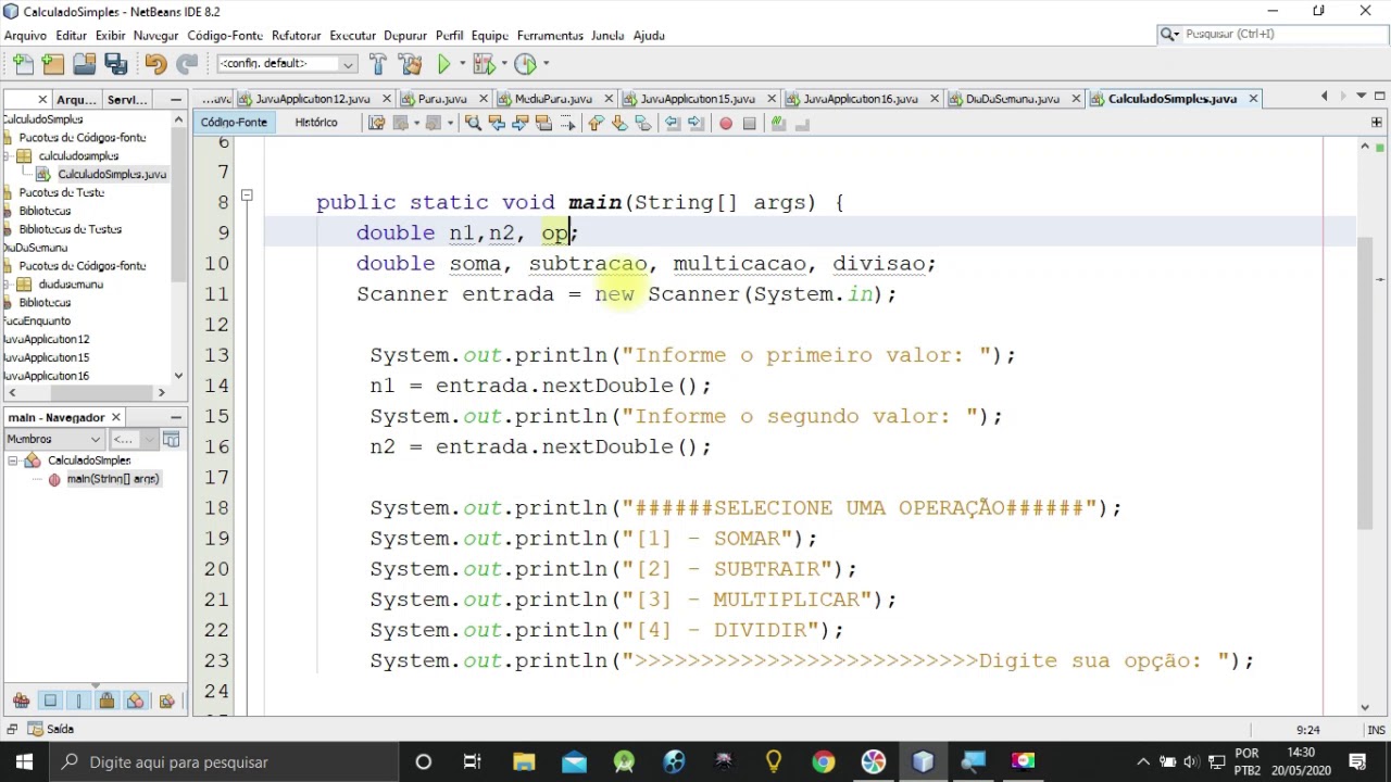 Simple Java Calculator