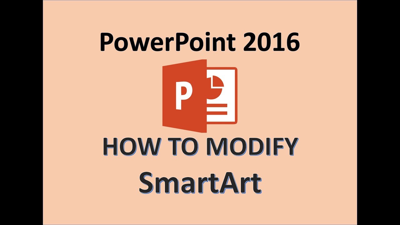 PowerPoint 2016 - Modify Diagrams
