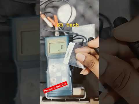 DFT guage. Digital Coating thickness meter. #dftgauge #coating #thickness #srtech