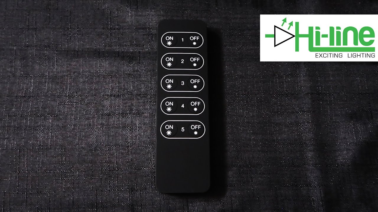 How to pair Single Colour 5 Zones remote Control