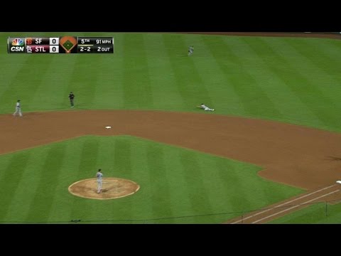 SF@STL: Tomlinson makes a diving stop on grounder