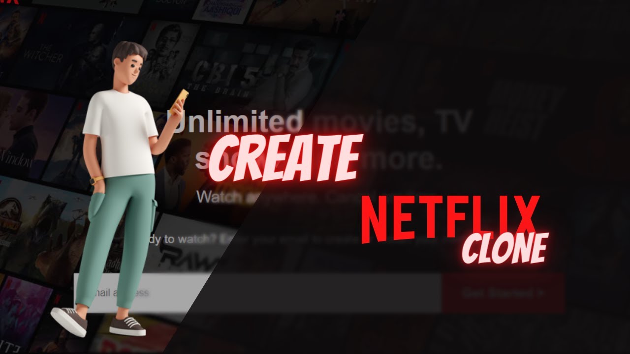 Create Netflix Landing Page Clone Using HTML & CSS | Create Custom Grid System