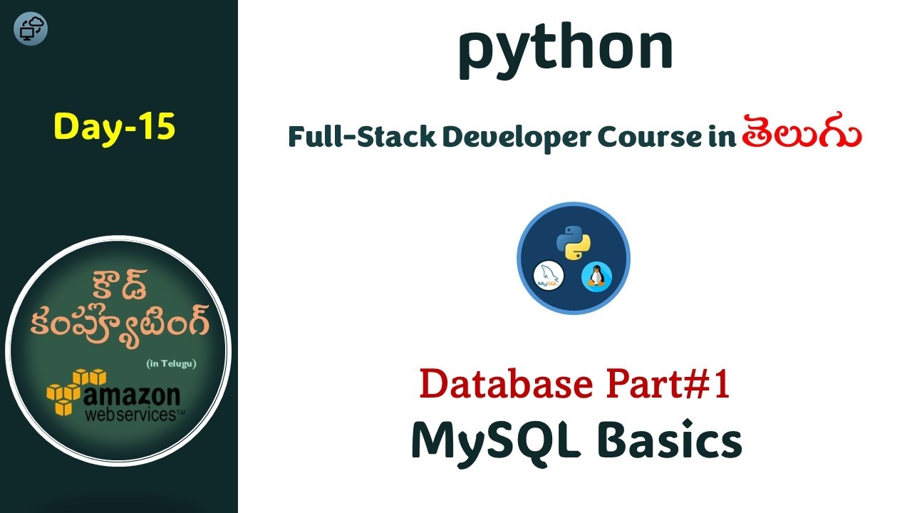 Day15 | Python full-stack developer | MySQL Part1 | CCIT