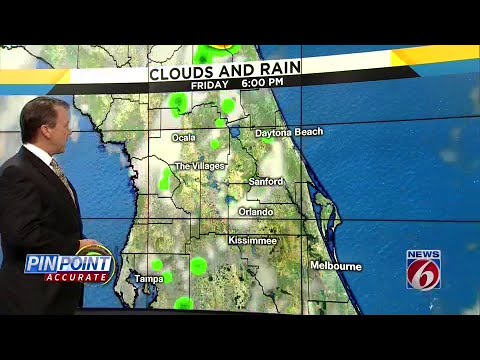 Forecast shows 50 percent chance of rain in Central Florida for Friday