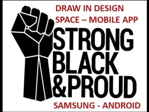 Drawing inside Design Space Mobile App using an Android