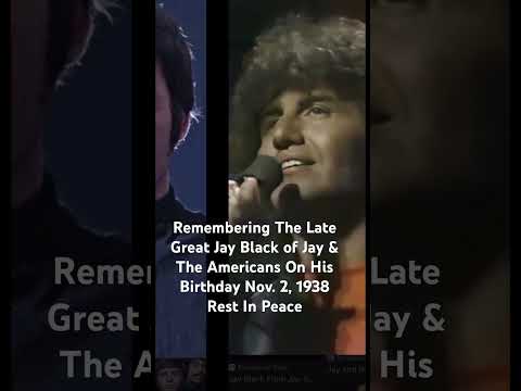Jay & The Americans Cara Mia Jay Black Birthday RIP #caramia #1960s #music #jata #oldies #shorts