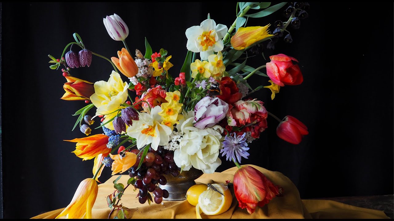 Dutch masters floral arrangement class - trailer