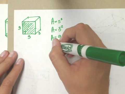 Surface area of a cube