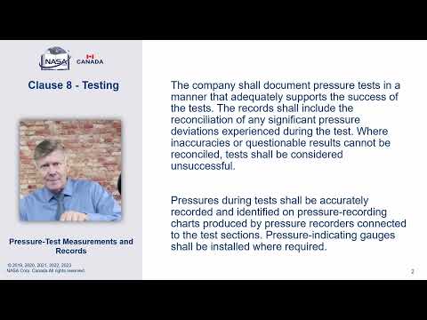 Canadian Pipeline Pressure Testing Workshop