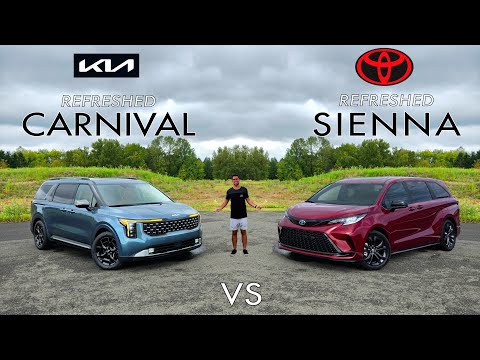 FAMILY KINGS! -- 2025 Toyota Sienna Platinum vs. 2025 Kia Carnival SX-P: Comparison