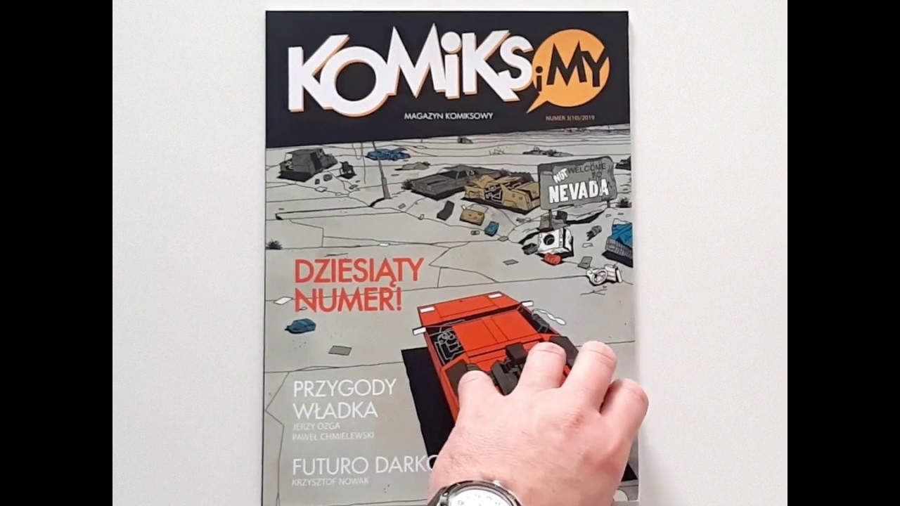 An amateur video of me browsing a newspaper