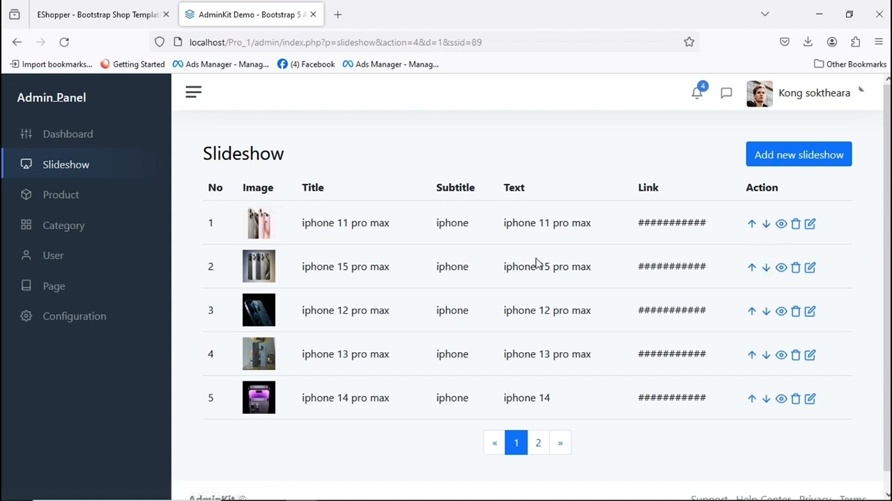 Result E-commerce Lab 4