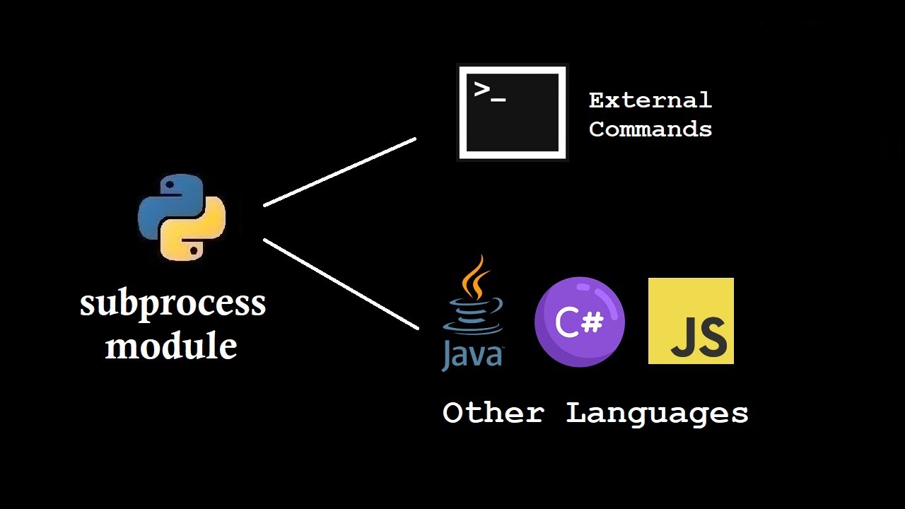 subprocess module to run other languages or external commands in python
