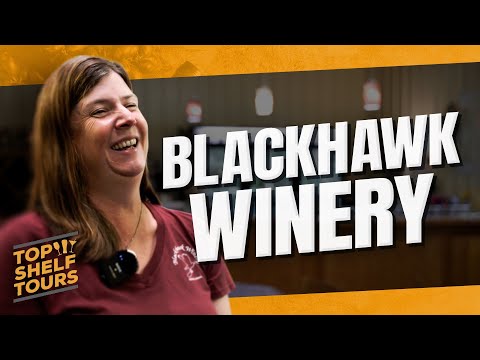 Wine Tasting At The Blackhawk Winery On The Topshelf Tours Party Bus.