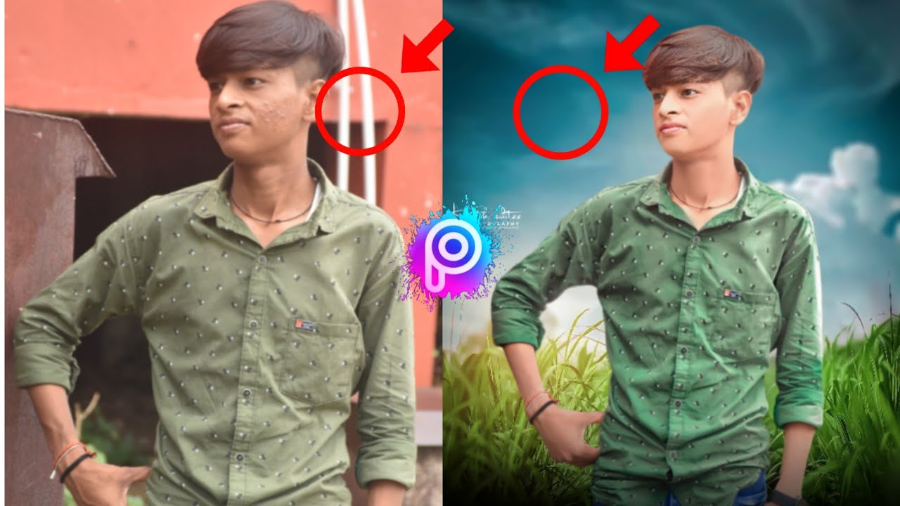 cb background change  nature background photo editing tutorial