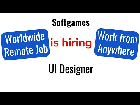 UI Designer Remote Jobs | Design Jobs | UI Design Jobs | UI Designer Career | Work from Home