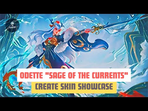 ODETTE "SAGE OF THE CURRENTS" CREATE SKIN SHOWCASE | MOBILE LEGENDS: BANG BANG