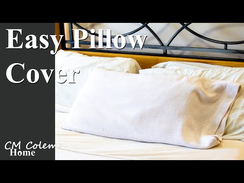 Sew The Easiest Pillow Shams Ever