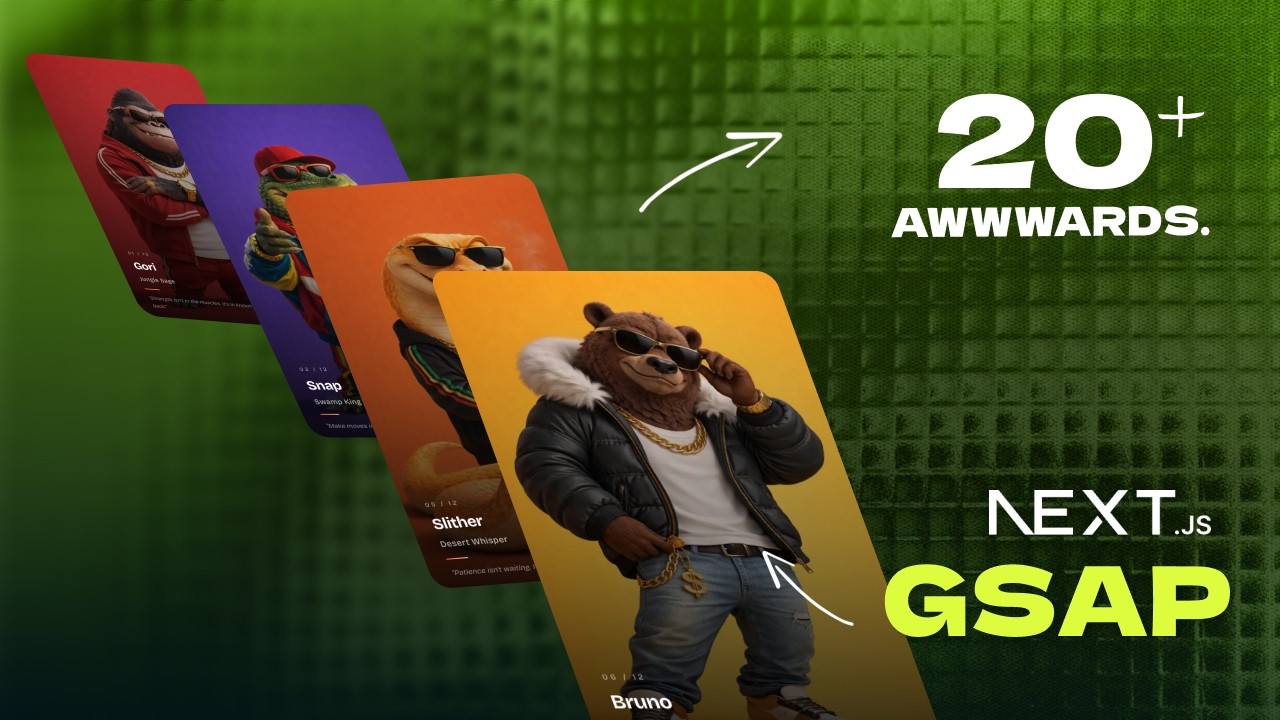 Steal These $10,000 AWWWARDS Components (FREE) — React, Next.js, GSAP