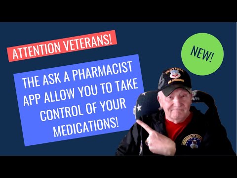 online va mobile online Ask a Pharmacist app|for Veterans to ask questions pharmacy questions.