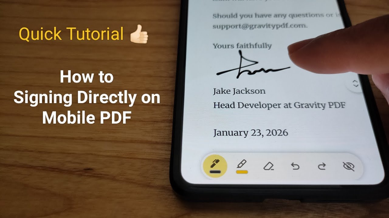 How to Signing PDF Directly On Your Android Phone