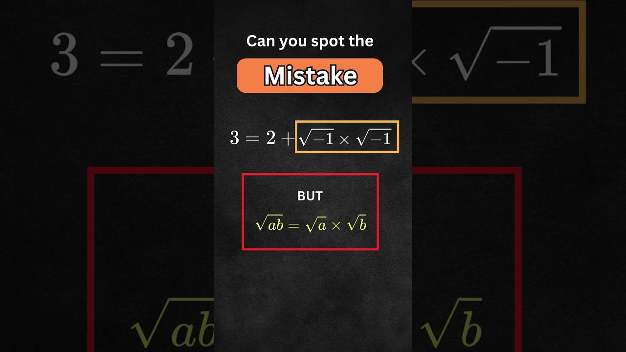 #M059 Whats wrong with this? #math #education