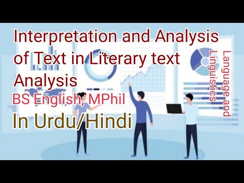 Interpretation of Text in Urdu Literary text Analysis
