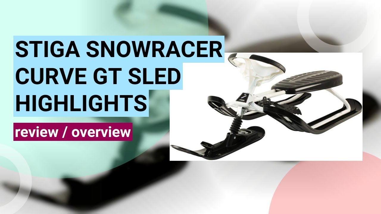 Reviewing the STIGA Snowracer Curve GT: The Ultimate Sled for Kids and Adults!