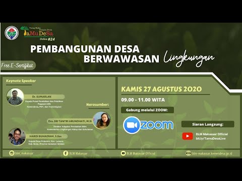 TAMU DESA #24 "Pembangunan Desa Berwawasan Lingkungan"