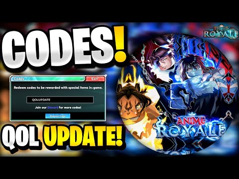 🔥*NEW* ALL WORKING QOL UPDATE CODES FOR ANIME ROYALE! ROBLOX ANIME ROYALE CODES