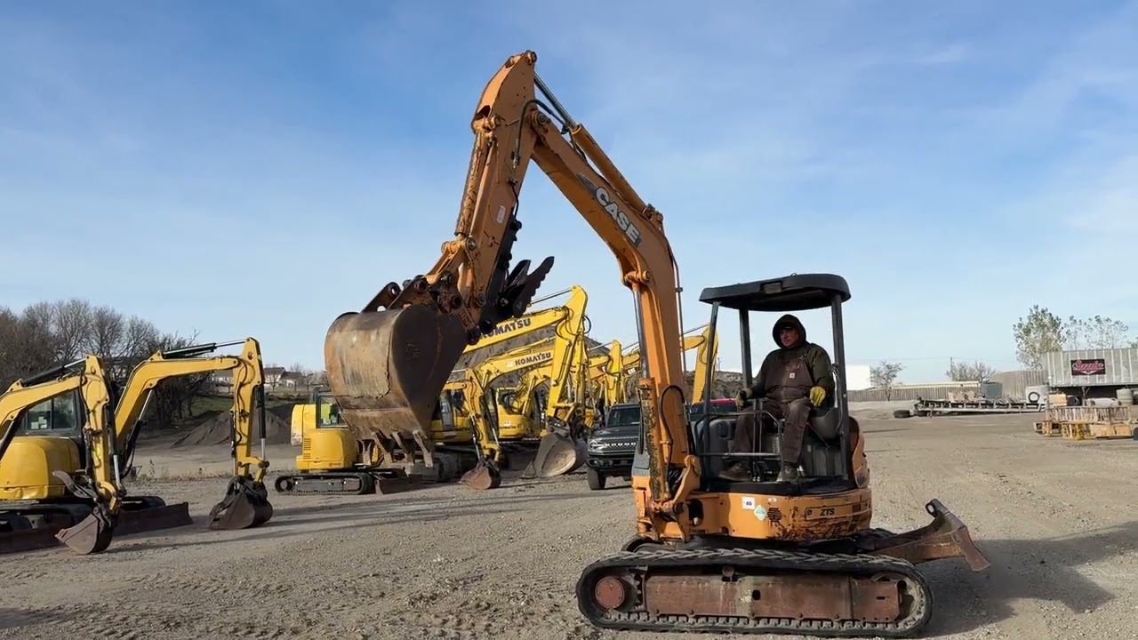 Lot 40-Case CX50B ZTS Hydraulic Track Type Excavator Selling at Auction