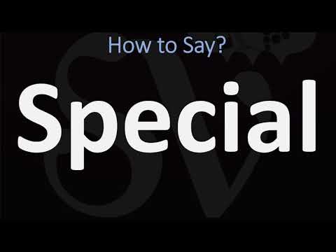 How to Pronounce Special? (CORRECTLY)