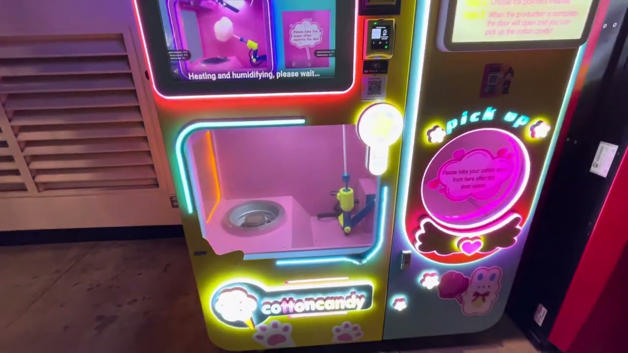 Clouds Cotton Candy Vending Machine Review