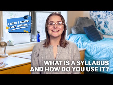 What is a Syllabus and How do You Use it?