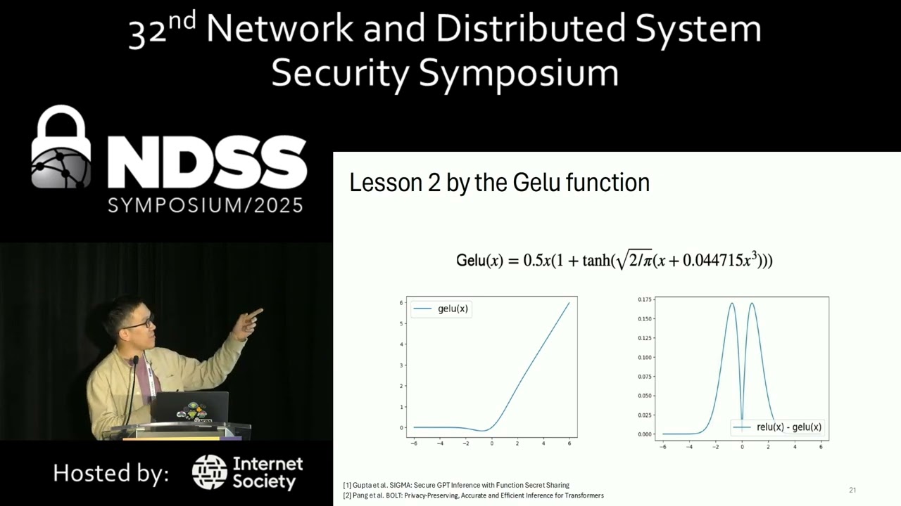 NDSS 2025 - BumbleBee: Secure Two-party Inference Framework for Large Transformers