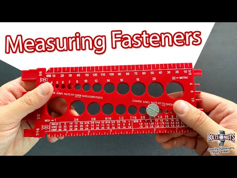 How to Measure Bolts, Nuts and Screws Using a Thread Gauge Size Tool