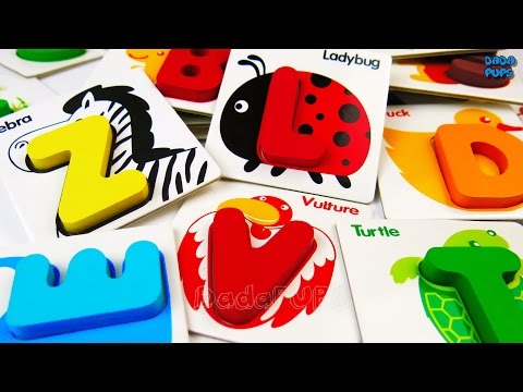 Learning Alphabet for kids|Spelling Words that Start with the Letter A-Z|Playing Puzzle ABCDE