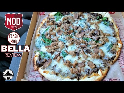 MOD® Pizza BELLA Pizza Review! 🥬🐽🍄🍕 | FLASH MOD