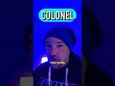 ENGLISH PRONUNCIATION: COLONEL #ieltspreparation #toeflpreparation #englishpronunciation