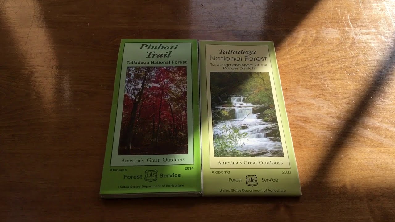 Pinhoti Trail And Talladega Natl Forest-Talladega/Shoal Creek Dist Maps