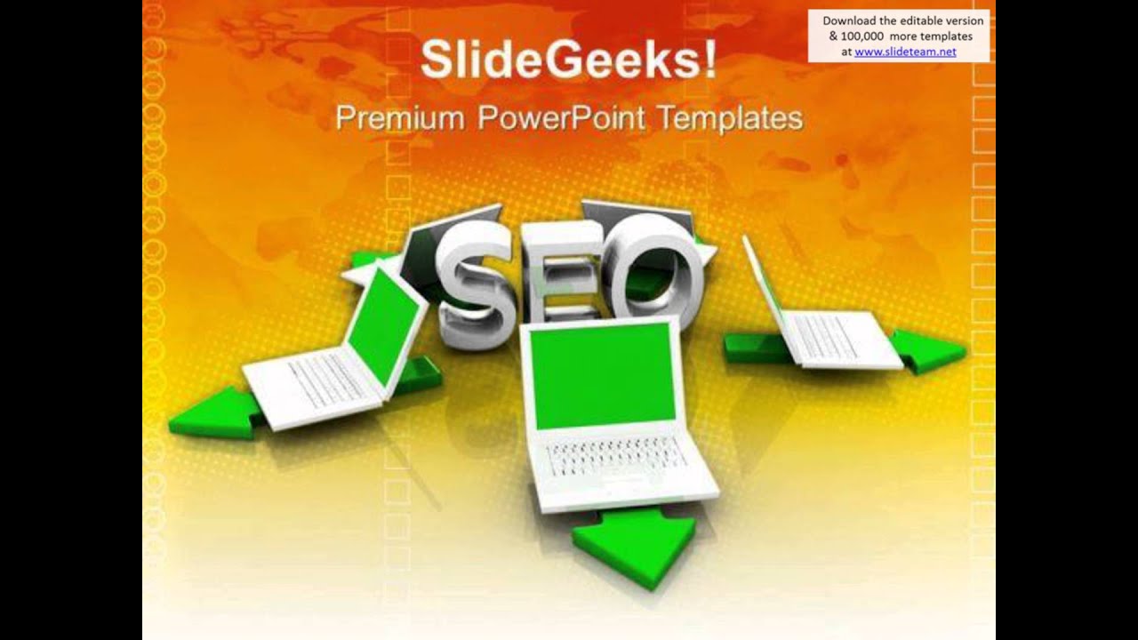 seo strategy marketing powerpoint templates and powerpoint themes 0812 presentation infographics sli