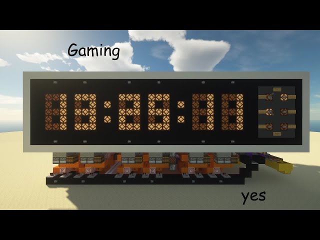 [Now 1036 Blocks Smaller!] Redstone Clock v4.1 - 4 in 1 Timer ...