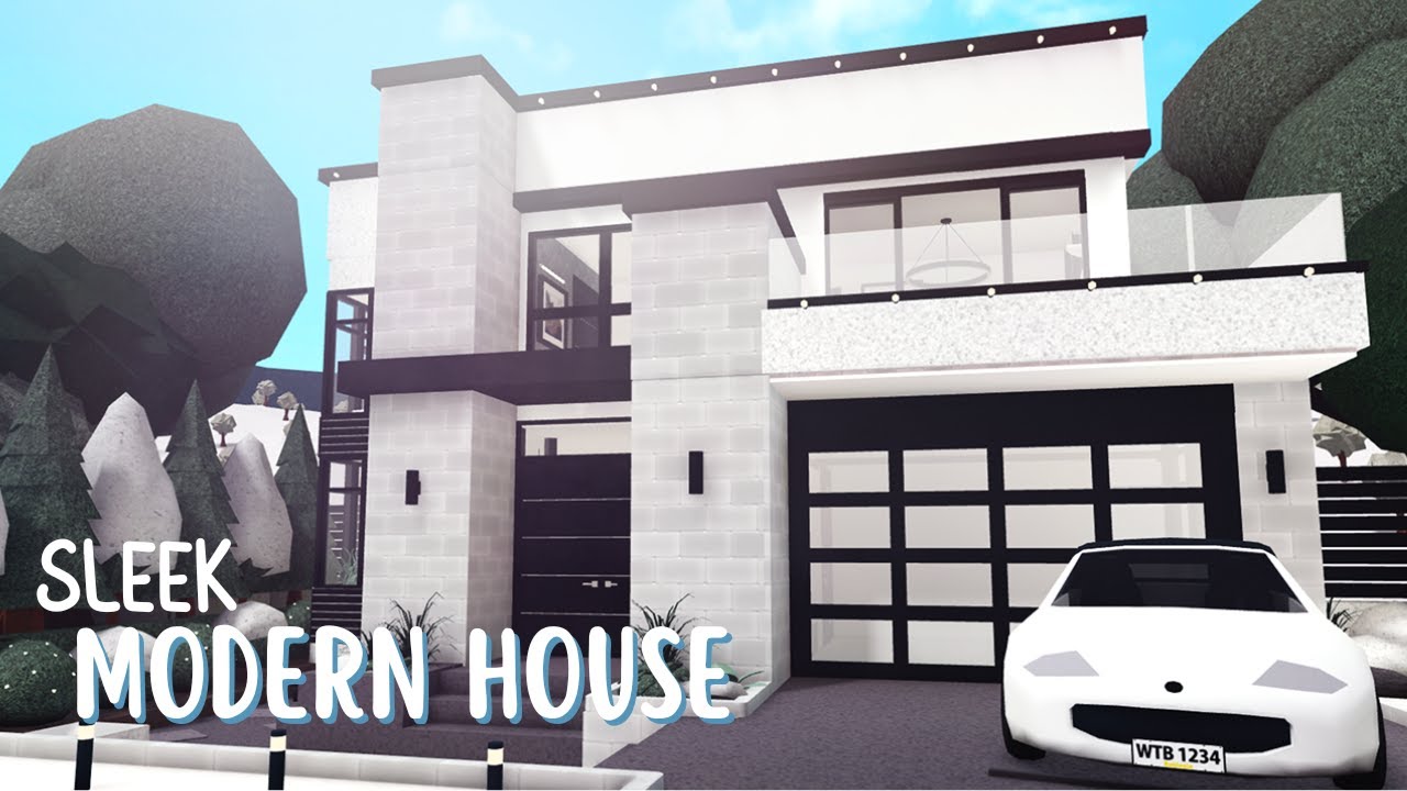 Bloxburg Speedbuild: Sleek Modern House