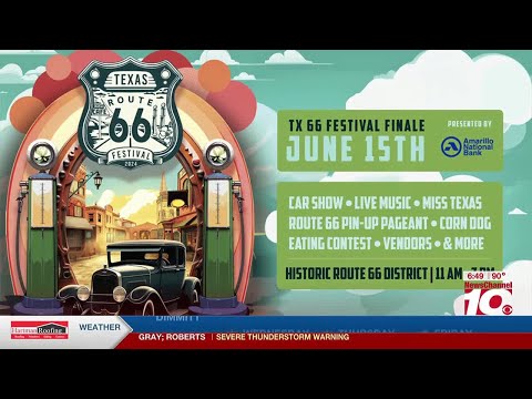 VIDEO: Texas Route 66 Festival begins June 6