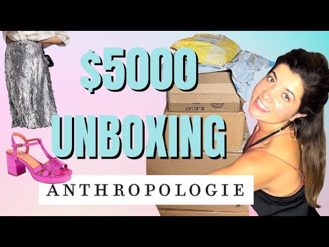 $5K Anthropologie UNSPONSORED | Fall/Winter 2022 #anthropologie #unboxingvideo