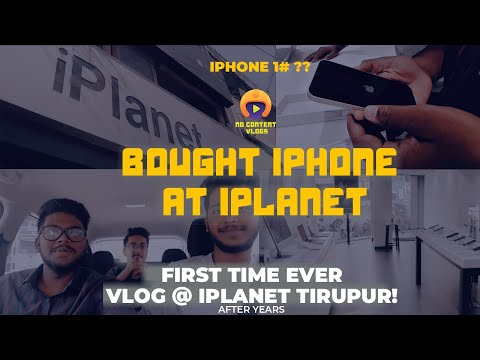 Bought Iphone at Iplanet | Tiruppur Iplanet | No Content Vlogs | Tamil Vlog